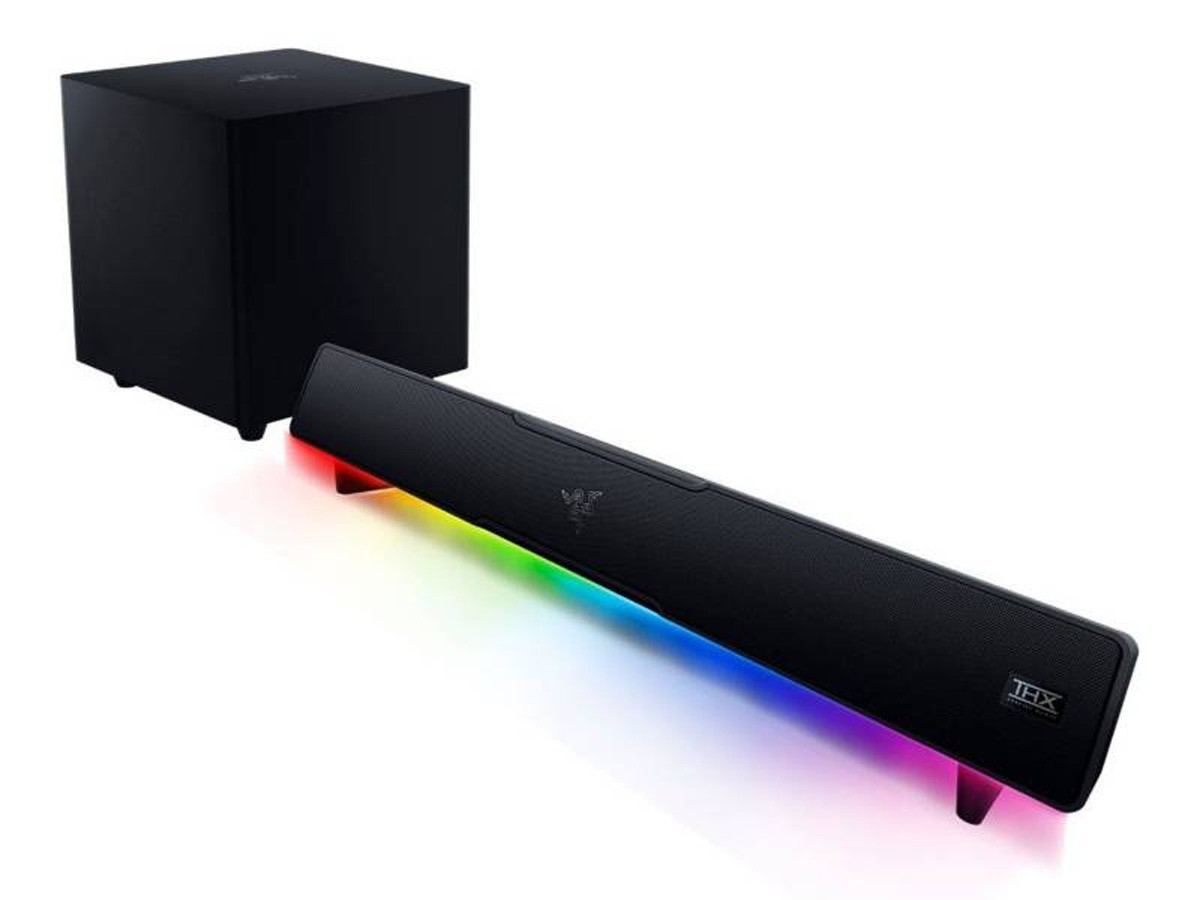 SUBWOOFER RAZER LEVIATHAN GAMING, SOUND BAR, CON ILUMINACION RGB, 60 ...