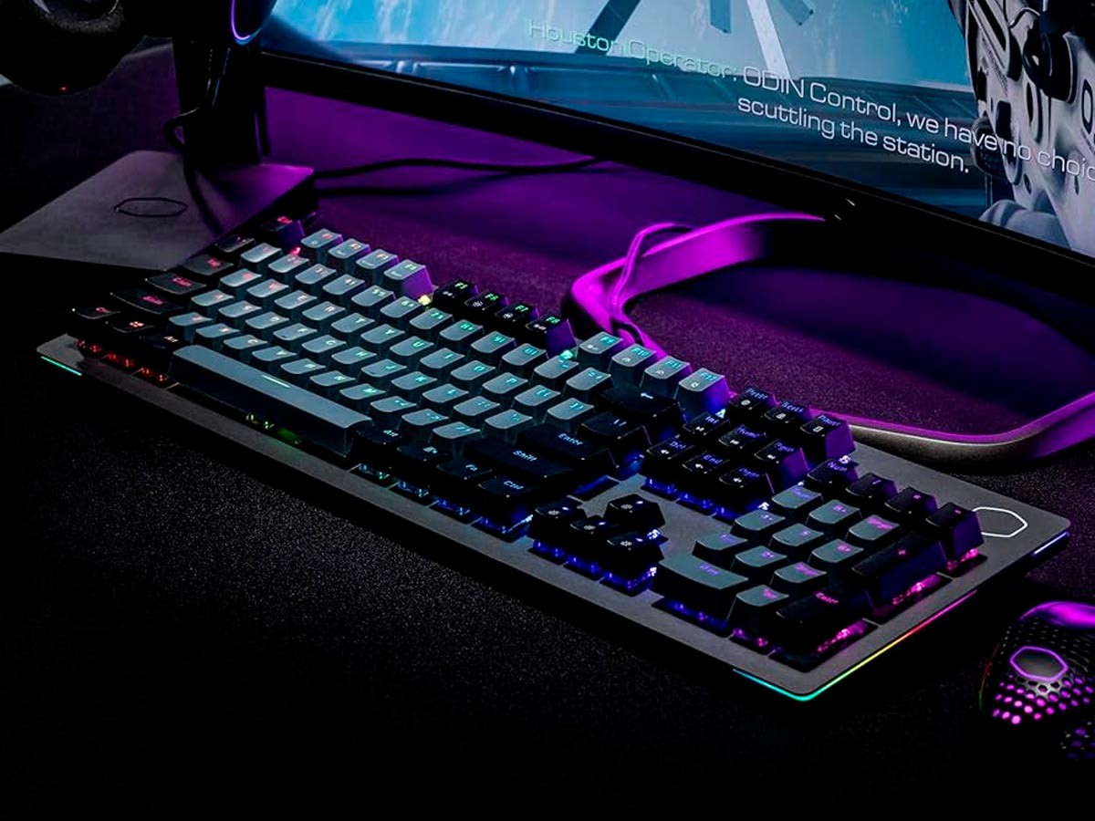 TECLADO COOLER MASTER GAMING MECANICO CK352 SWITCH AZUL (CK-352-GKML1-US)