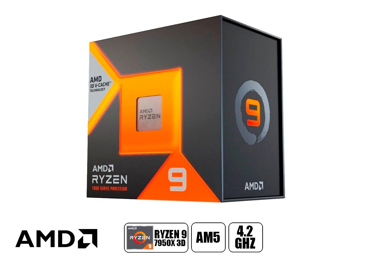 Procesador Amd Ryzen 9 7950x3d 4.2ghz Hasta 5.7ghz 128mb (100 ...