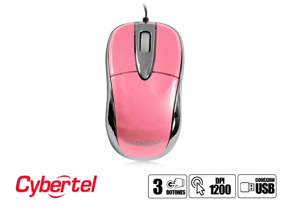MOUSE CYBERTEL SPUTNIK CYB M204B, CONEXION USB, RETRACTIL, 1200 DPI ...