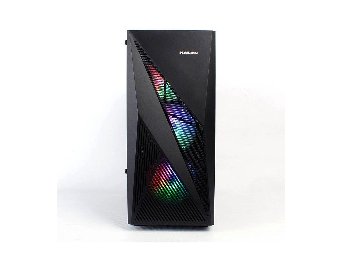 CASE HALION MAVERICK 500W NEGRO LED - 3 FAN FRONTAL + 1 FAN POSTERIOR ...