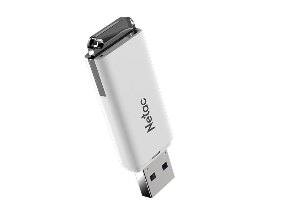 MEM. USB NETAC U185 64GB ( NT03U185N-064G-20WH ) LED INDICADOR | USB 2.0
