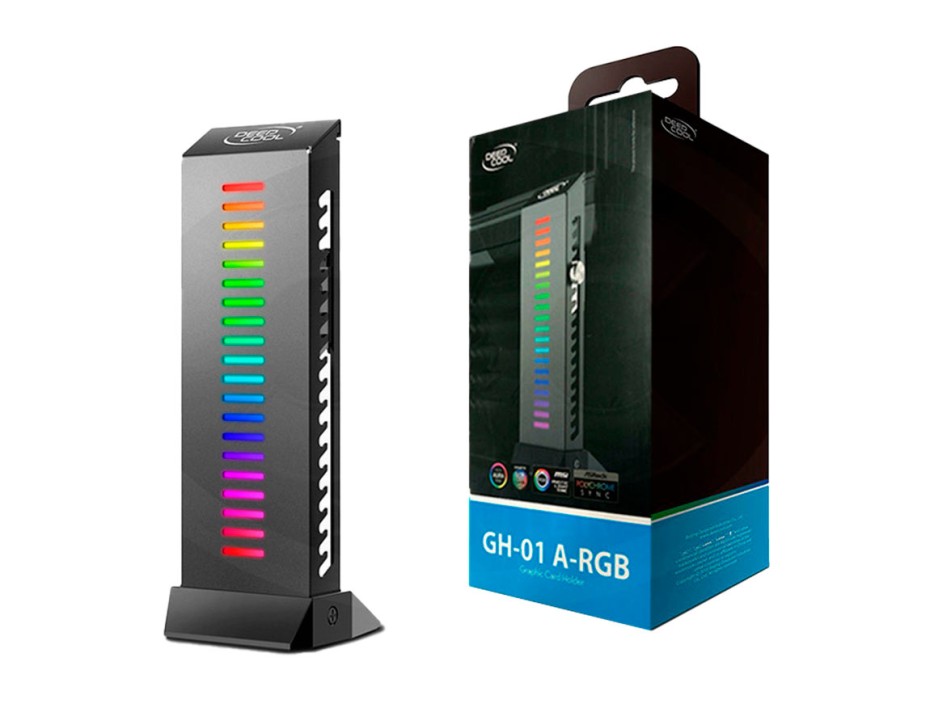 BASE PARA GPU DEEP COOL GH-01 A-RGB ( DP-GH-01-ARGB ) LED- RGB | VERTICAL