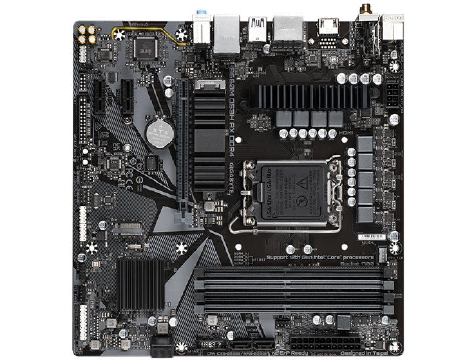 PLACA MADRE GIGABYTE B660M DS3H DDR4 AX LGA 1700 ( B660M DS3H AX )