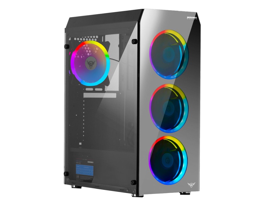 CASE MICRONICS MURANO MIC GC821, CON PANEL LATERAL DE VIDRIO TEMPLADO ...