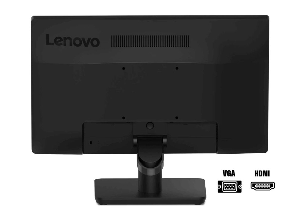 MONITOR LENOVO 18.5 PULGADAS, LED D19, RESOLUCION 1366 X 768, PUERTO 1 ...