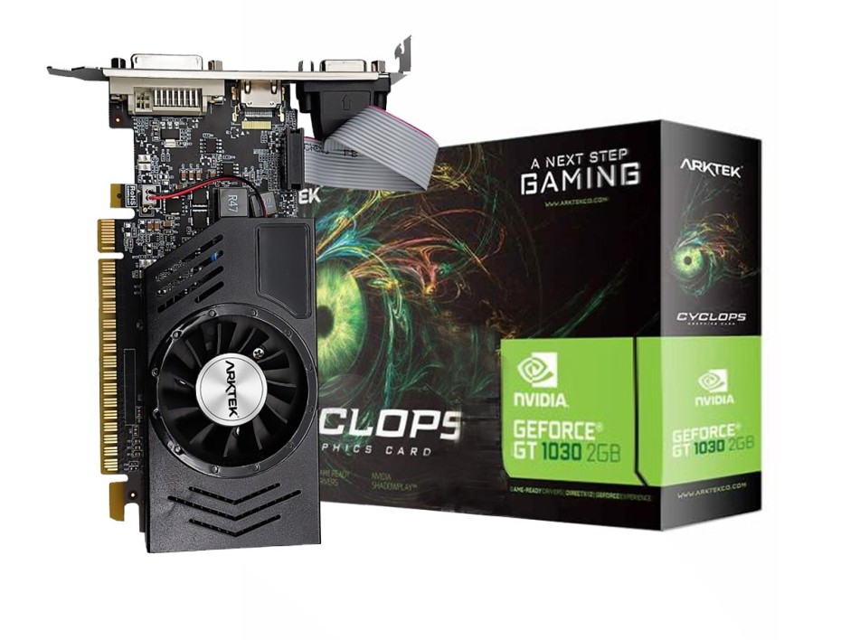 TARJETA DE VIDEO ARKTEK GT 730 4GB DDR3 OEM NVIDIA CYCLOPS 128 BITS (AKN730D3S4GL1)