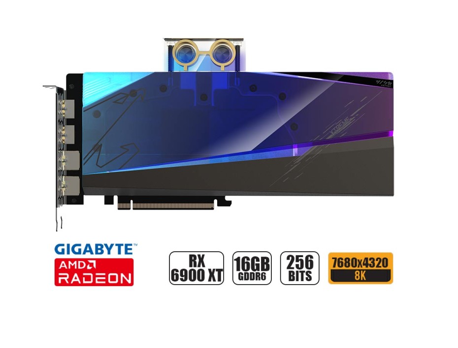 Tarjeta De Video Gigabyte Rx 6900 Xt Xtreme Waterforce 16gb Gddr6 (gv ...