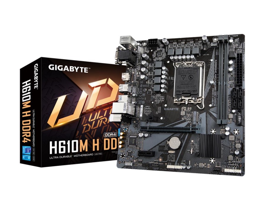 PLACA MADRE GIGABYTE H610M H DDR4 (H610M H DDR4 G10) SOCKET LGA 1700 ...