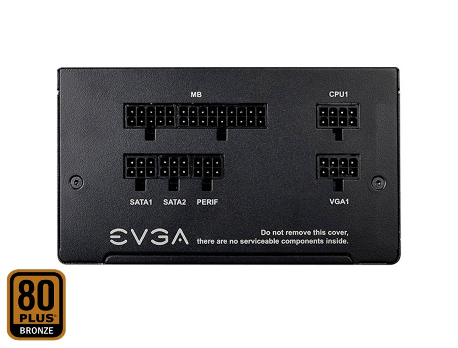 FUENTE DE PODER EVGA 550W ATX, BRONZE 80 PLUS B5, MODULAR, COLOR NEGRO (220-B5-0550-V1)