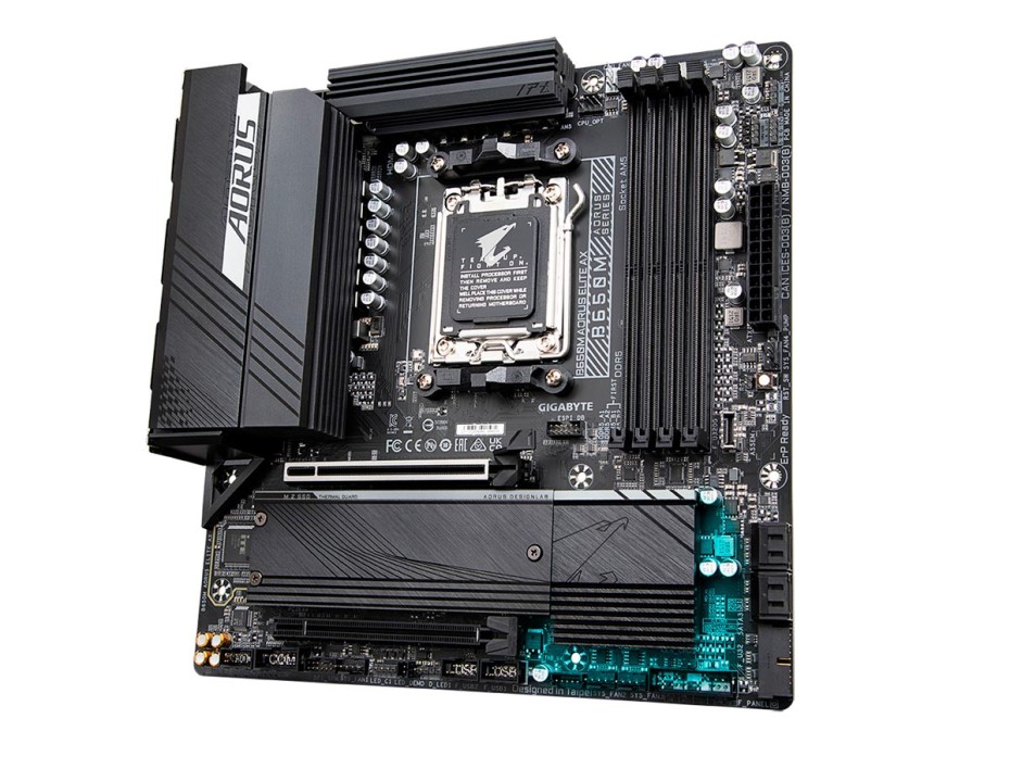 Placa Madre Gigabyte B650m Aorus Elite Ax (b650m Aorus Elite Ax) Socket ...