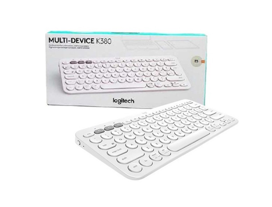 TECLADO LOGITECH INALAMBRICO K380, CON INDICADORES LUMINOSOS DE BATERIA Y BLUETOOTH, EASY-SWITCH ...