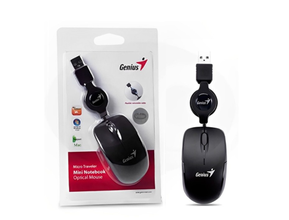 MOUSE MINI GENIUS MICRO TRAVELER V2, SENSOR HASTA 1000 DPI, CONEXION ...
