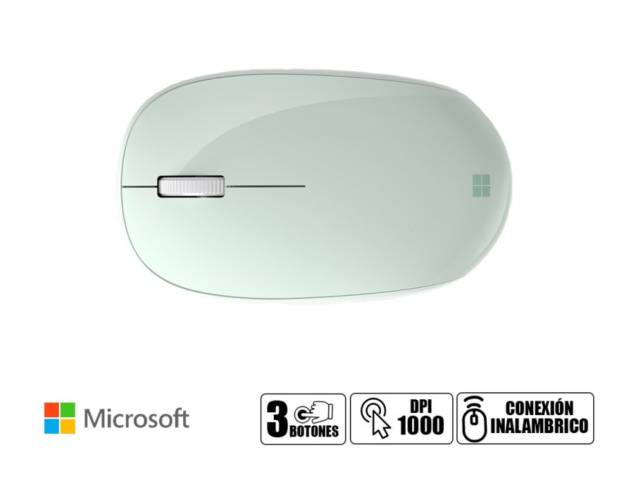 MOUSE INALAMBRICO MICROSOFT 3500 VARIOS COLORES / BLANCO-MENTA-... (RJN ...
