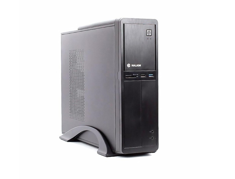 CASE MINI HALION SLIM SUPRA PRO S609 FUENTE 350W, CON PANEL LATERAL DE ...