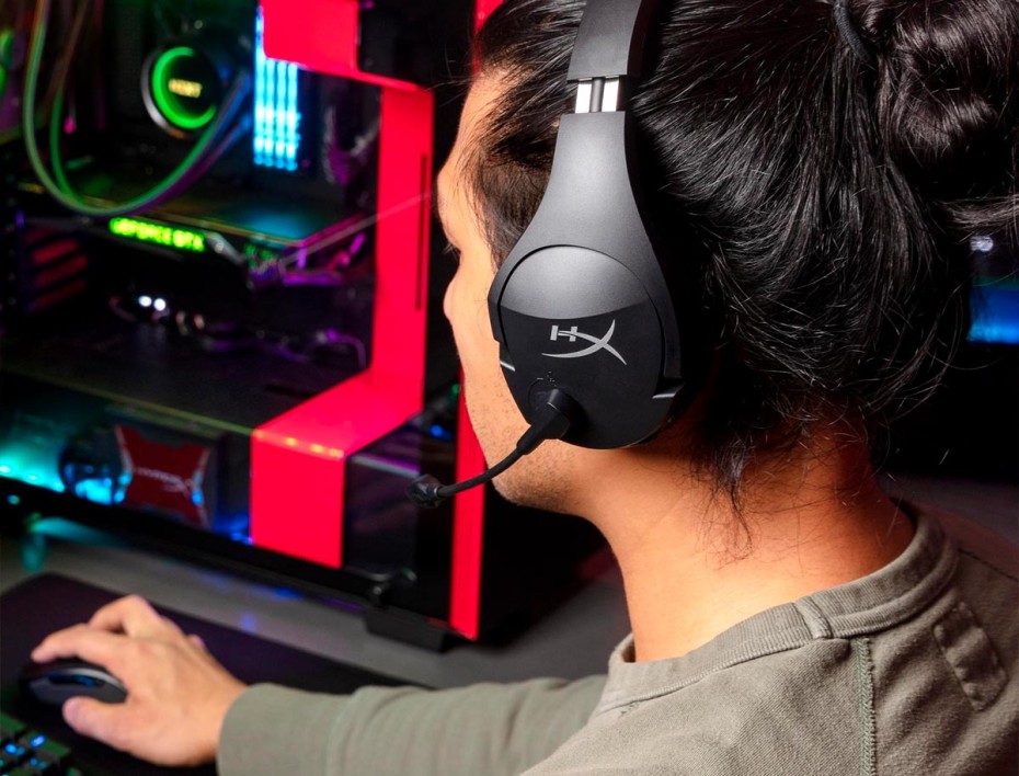 AURICULAR HYPERX CLOUD STINGER CORE GAMING, CON MICROFONO, CONEXION ...