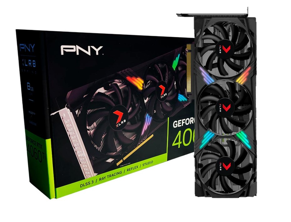 TARJETA DE VIDEO PNY RTX 4060TI 8GB GDDR6X GEFORCE NVIDIA 128 BITS ...