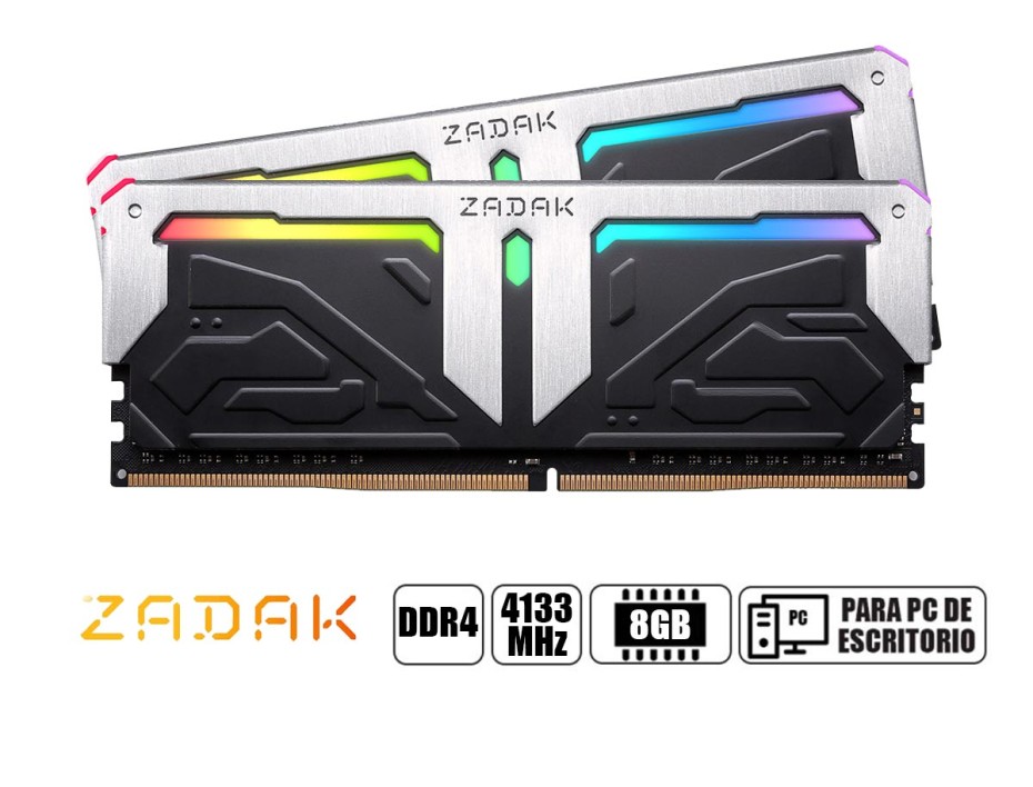 Memoria Ram Zadak Ddr4 16gb (8gbx2) Spark (zd4-spr41c22-16gyb2) 4133 ...