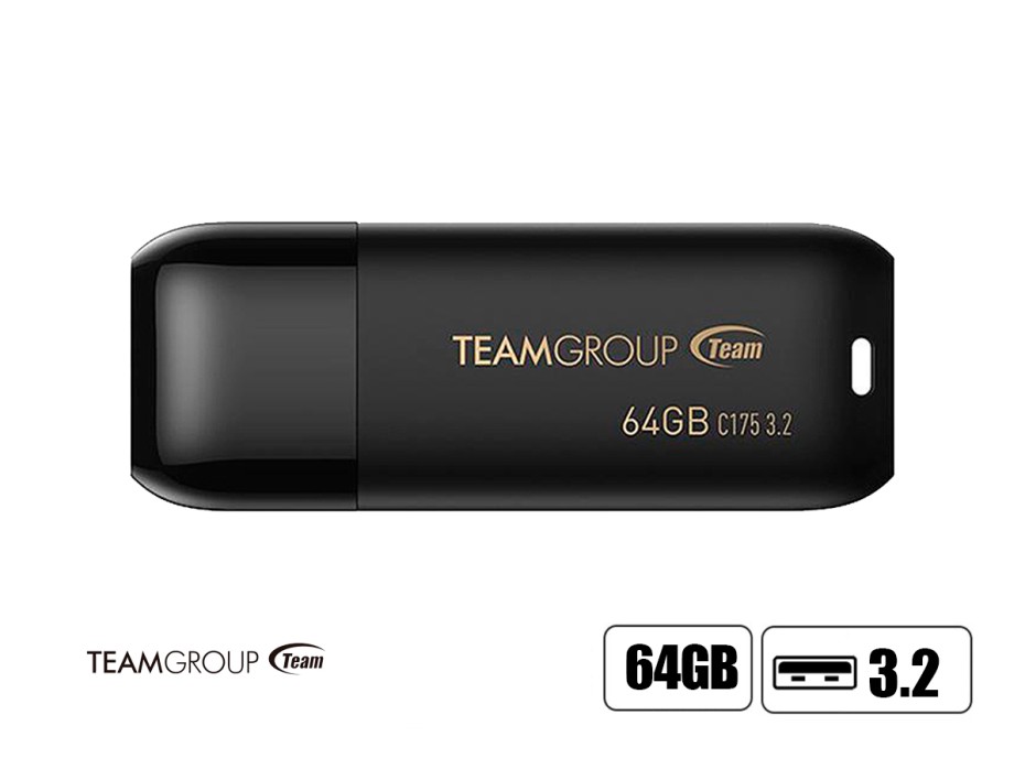 MEMORIA USB TEAMGROUP 32GB C211 NEGRO, DISPOSITIVO DE ALMACENAMIENTO ...