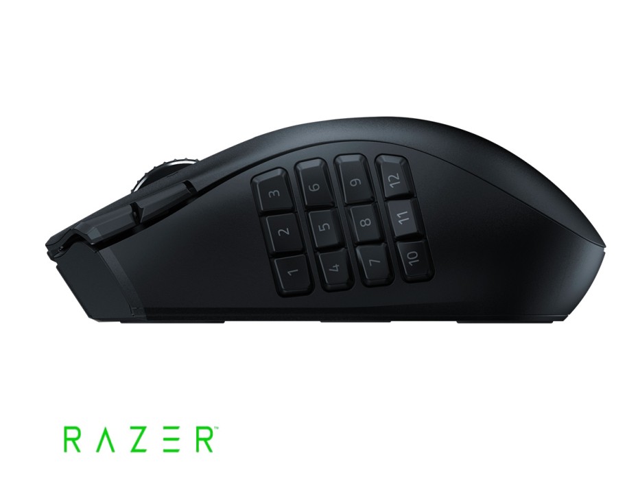 Mouse Inalambrico Razer Naga V2 Mmo Gaming, Sensor Hasta 19k Dpi, Con ...