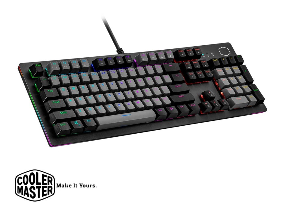TECLADO COOLER MASTER GAMING MECANICO CK352 SWITCH AZUL (CK-352-GKML1-US)