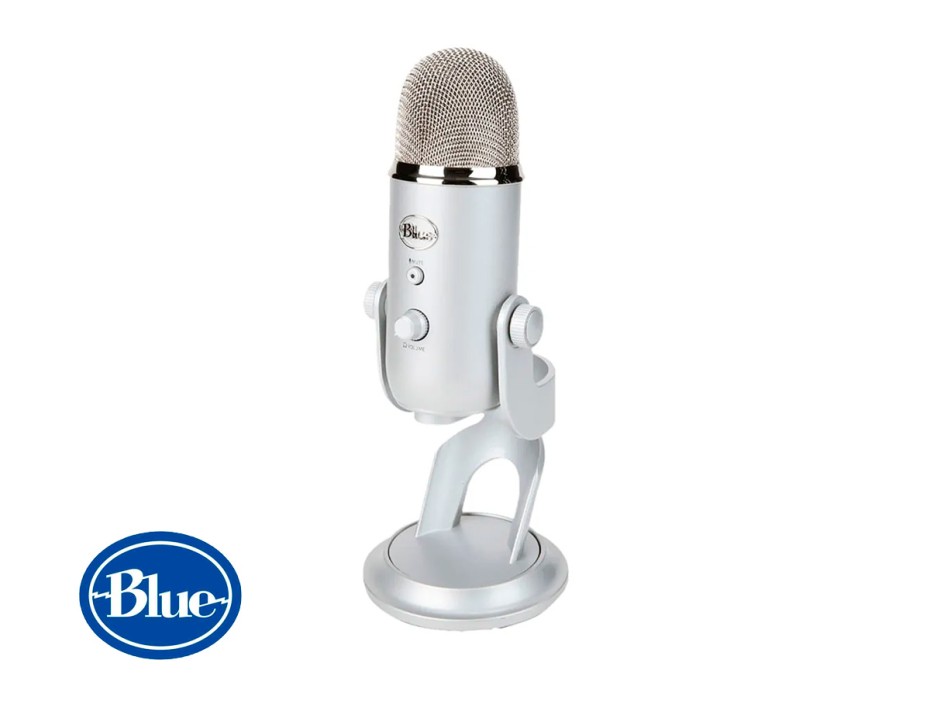 Microfono Blue Yeti Streaming Cardioid, Tiene Salida De Auriculares Sin ...