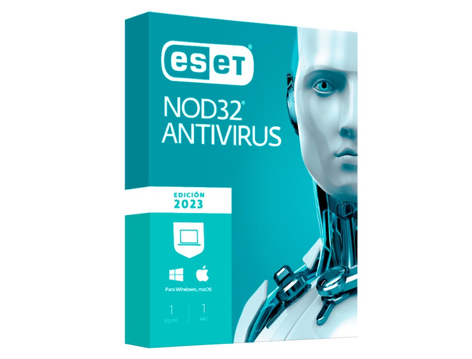 ANTIVIRUS ESET NOD 32 ( SS11010210 ) 2023 | 1 PC | 12 MESES | BOX