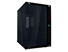 CASE 1STPLAYER STEAMPUNK SP8 S/ FUENTE | NEGRO | 2 PANEL VIDRIO LED ...
