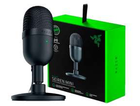 MICROFONO RAZER SEIREN MINI SUPERCARDIOIDE, CONEXION USB, COLOR NEGRO ...