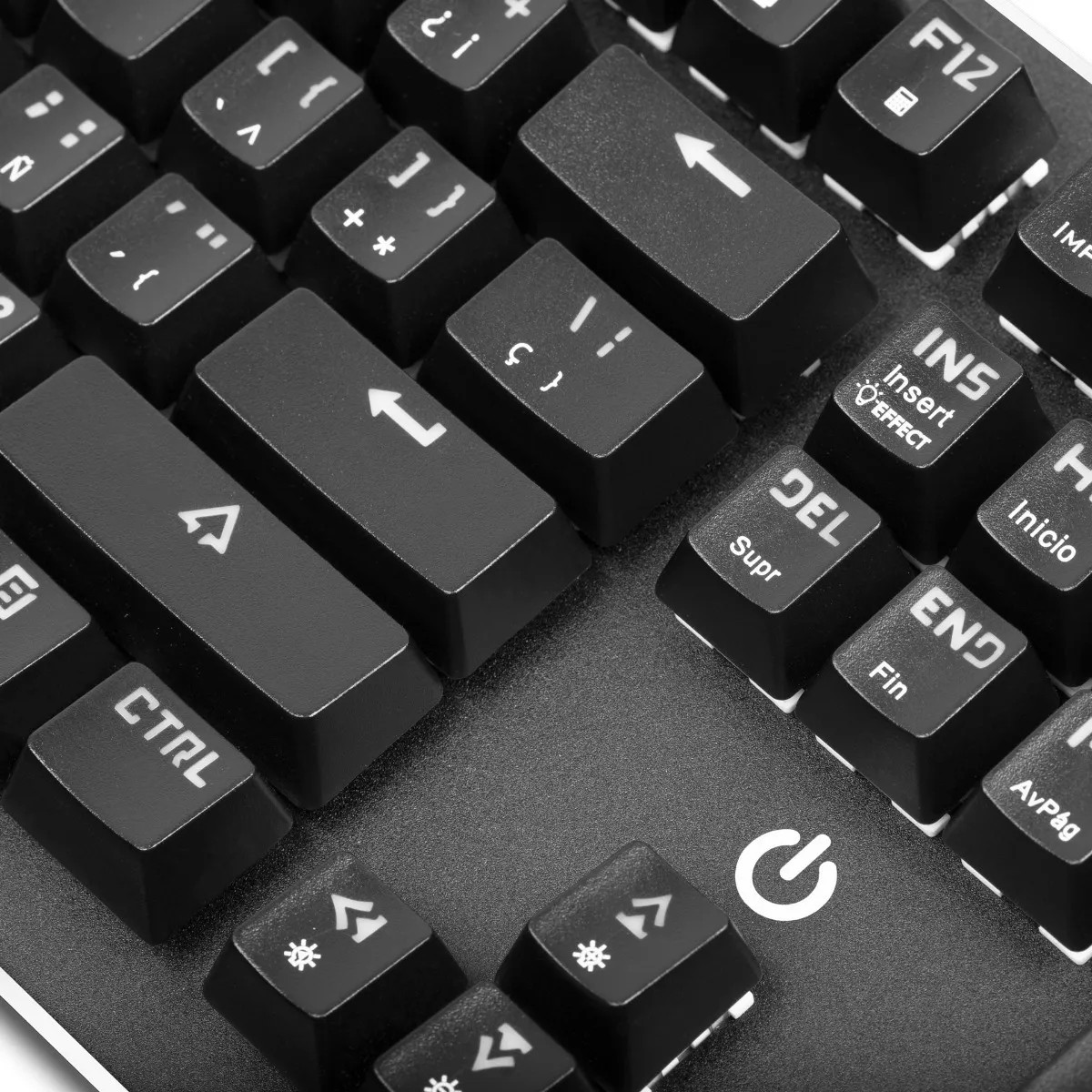 TECLADO ENKORE GAMER MECANICO FALCON, ILUMINACIÓN ARCOIRIS 6 COLORES ...